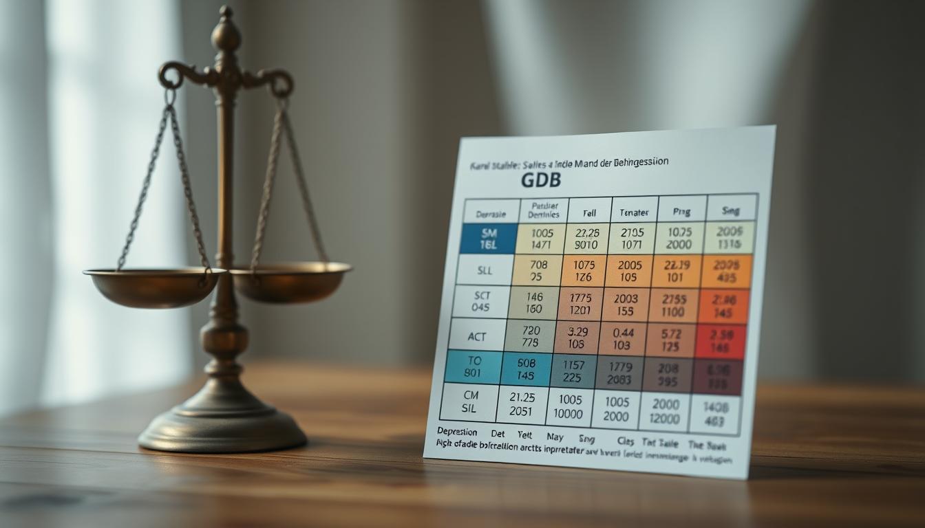 GdB Tabelle Depression – Grad der Behinderung